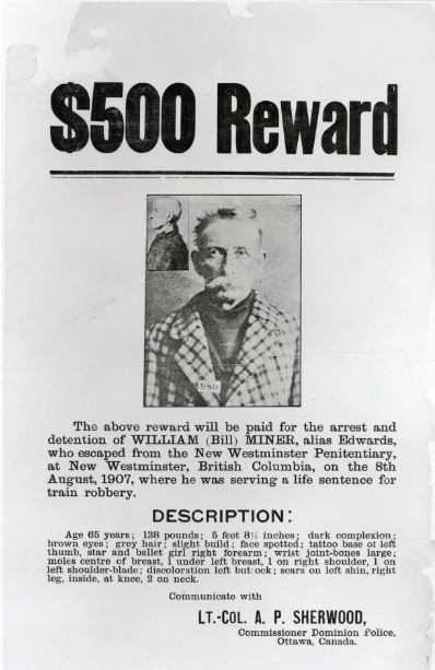 Bill Miner, Determined Train Robber in Canada – Glimpses of Canadian ...
